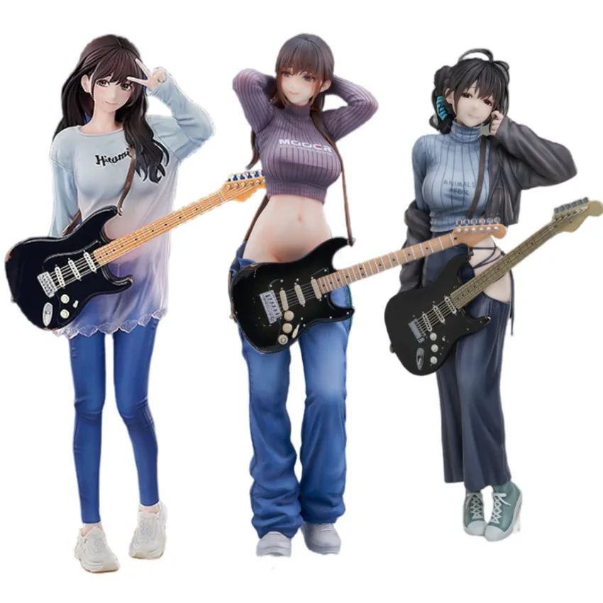 25CM-Native-Lovely-Guitar-MeiMei-Sister-Anime-Girl-PVC-Action-Figure ...