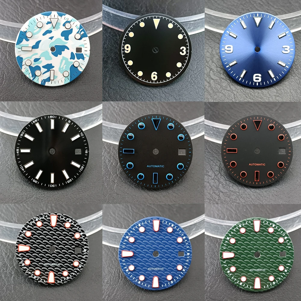29MM-Diameter-Watch-Dial-Luminous-Dial-for-8215-2824-Watch-Movement ...