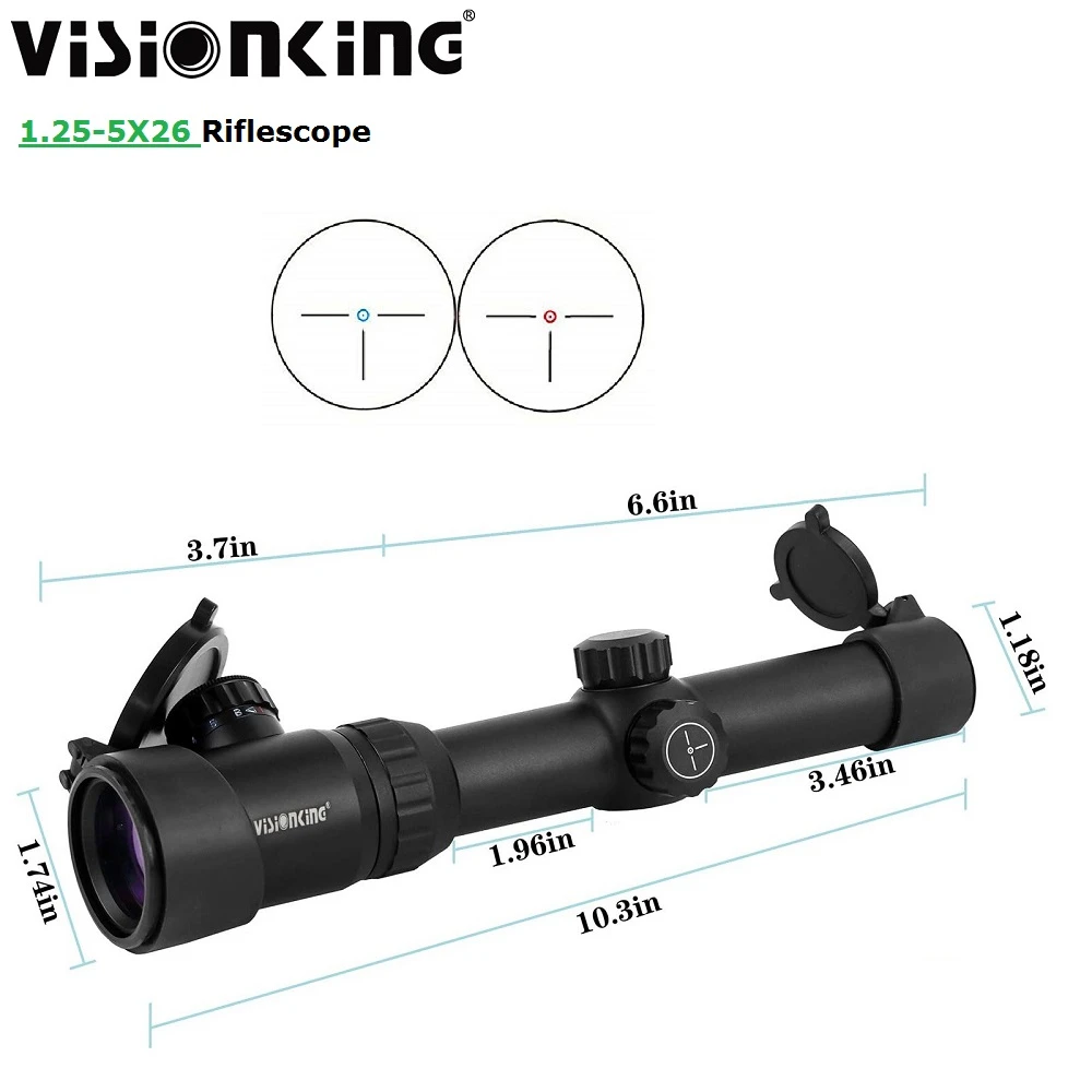 Riflescopes Hunting Visionking | Visionking Rifle Scope 01 Mil - 1.25 ...