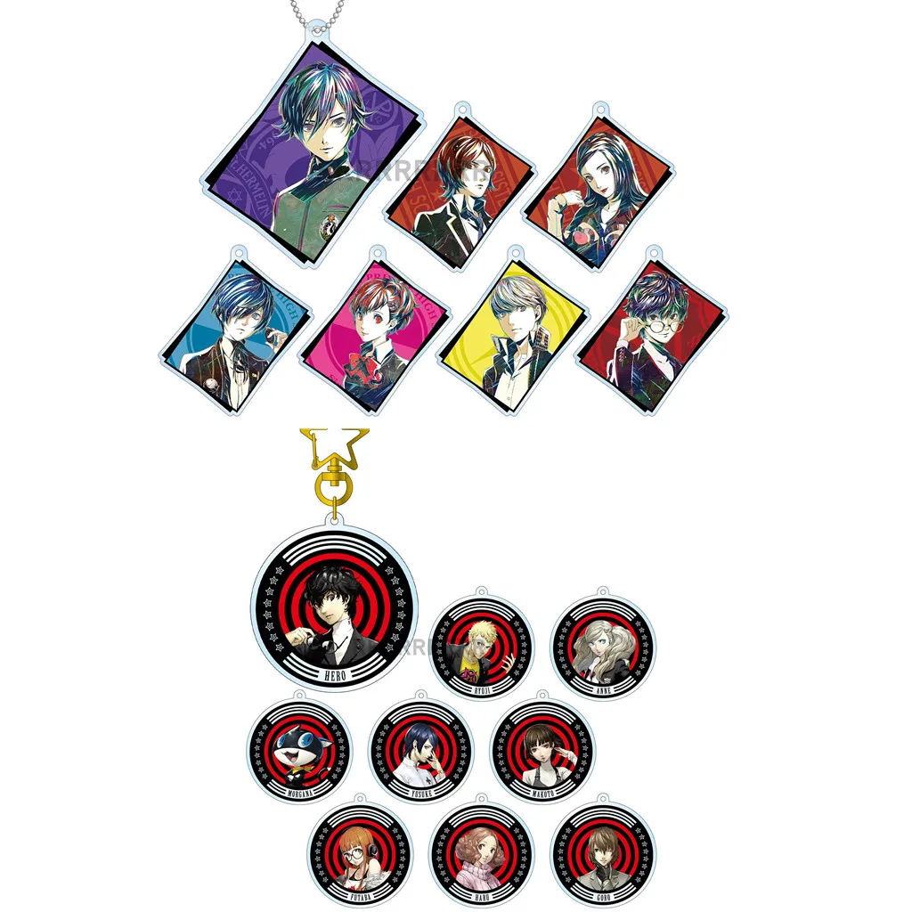 Anime PERSONA Keychain Figure Doll Narukami Yu Yuki Makoto Shiomi ...