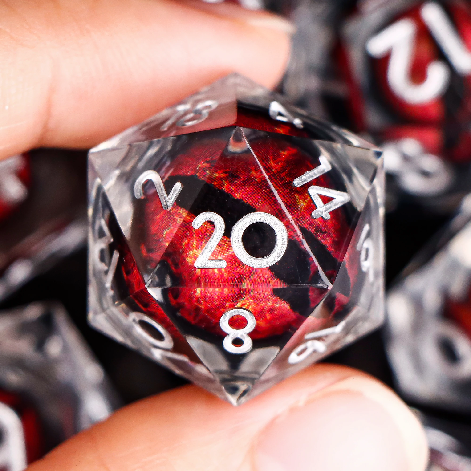 MUNDICE-Dice-Set-for-DnD-Beholder-Eye-Dice-Polyhedral-Dice-for-Dungeon ...