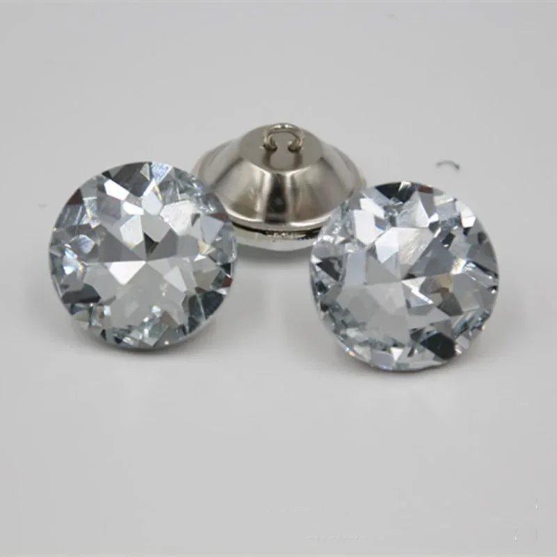 100pcs-Crystal-Diamante-Rhinestone-Buttons-for-Clothes-Round-Sewing ...