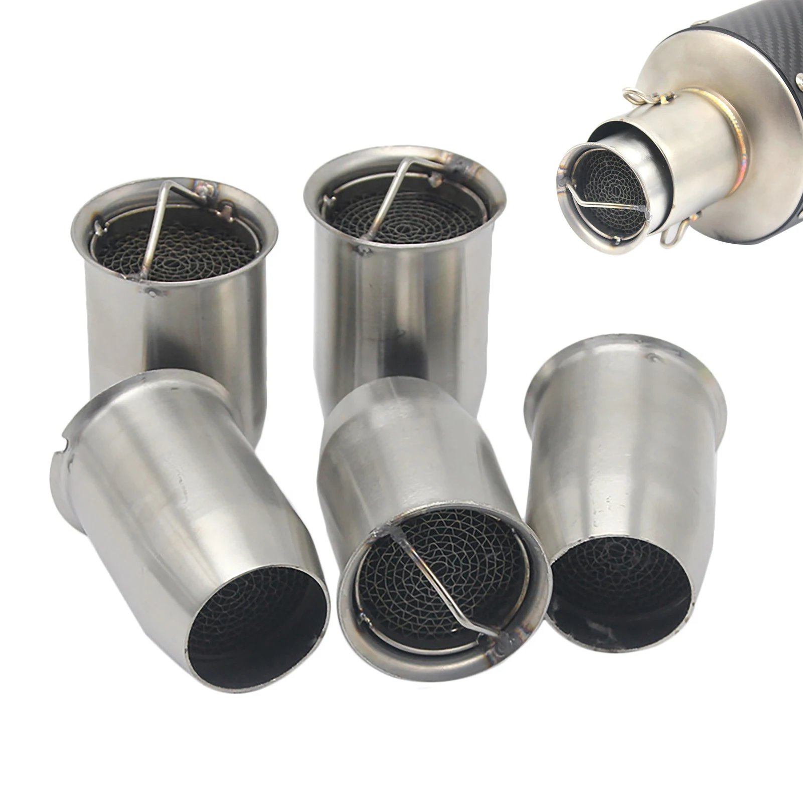 51/60mm Motorcycle Pipe Sc Exhaust With DB Killer Motorcycle Exhaust ...