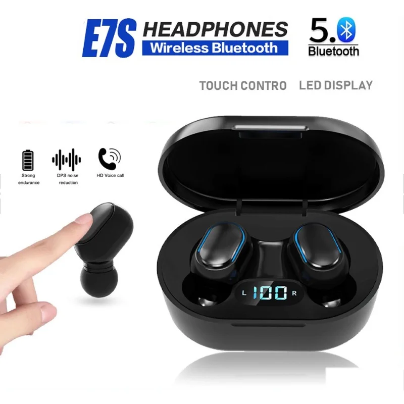 Original-E7S-TWS-Wireless-Bluetooth-Headset-with-Mic-LED-Display ...