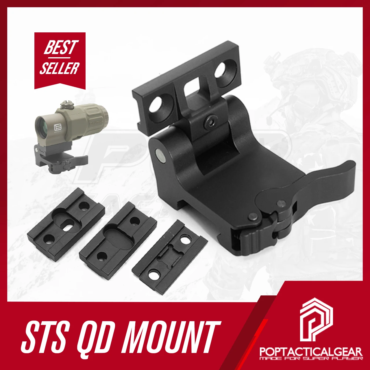 SPECPRECISION NEW 2024 Tactical All Metal SIde to Switch STS QD Mount ...