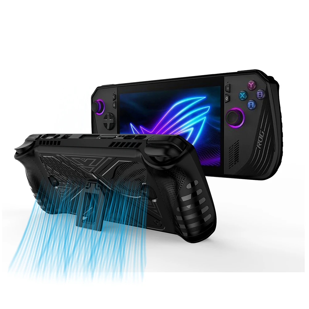 Cooling-Case-For-ASUS-ROG-ALLY-X-Protective-Cover-With-Bracket-Non-slip ...