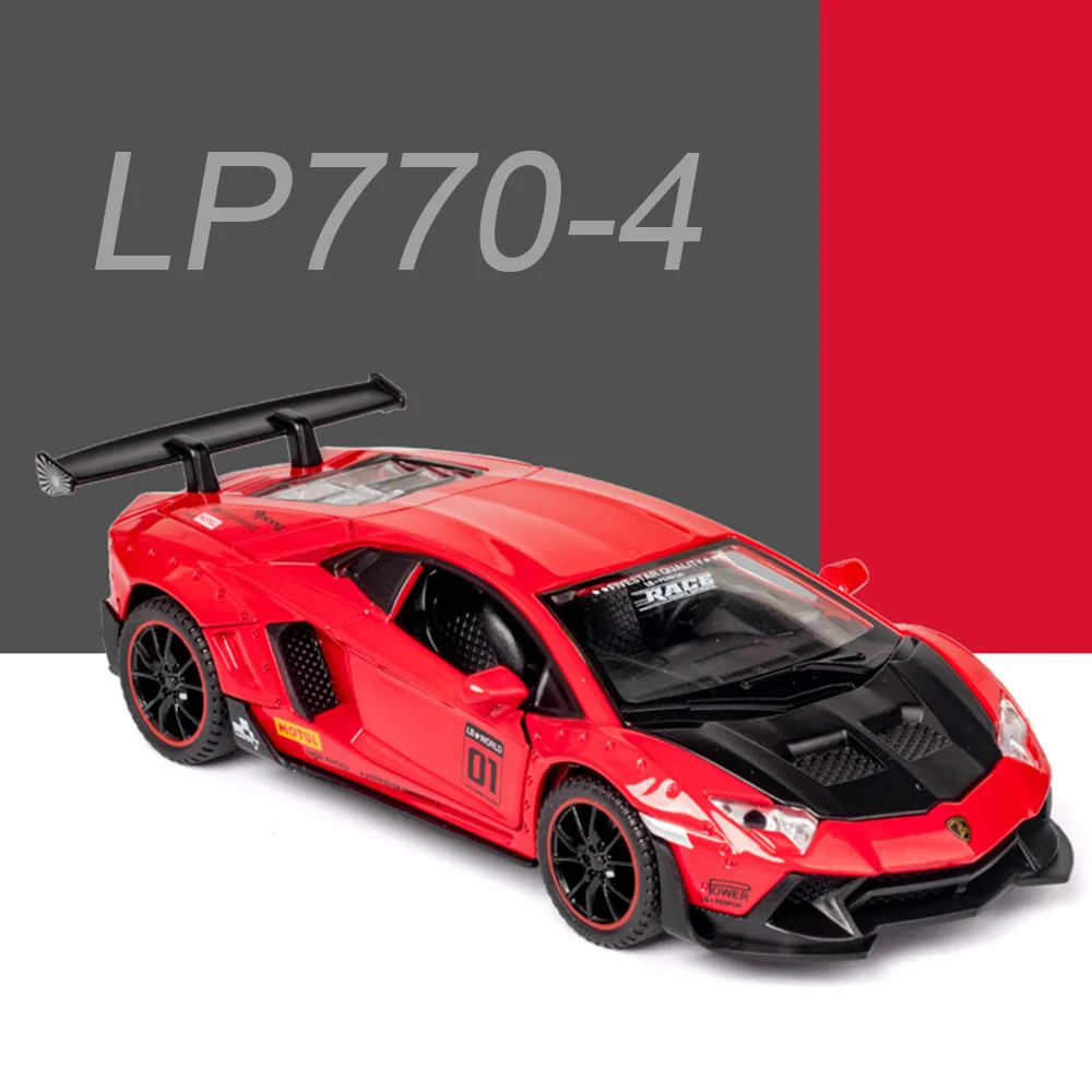 Lambor-LP770-4-Model-Miniature-Sports-Cars-Som-Leve-Pneus-De-Borracha-4 ...