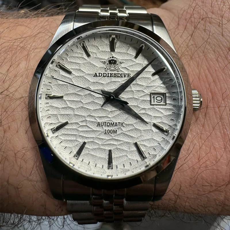 ADDIESDIVE Luxury Men's Watch Stainless Steel Automatic Mechanical ...