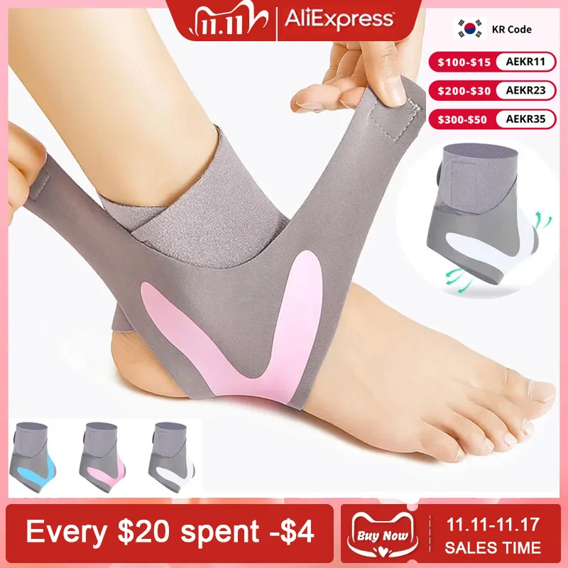 Sports-Ankle-Brace-for-Women-Men-Adjustable-Compression-Ankle-Wrap ...