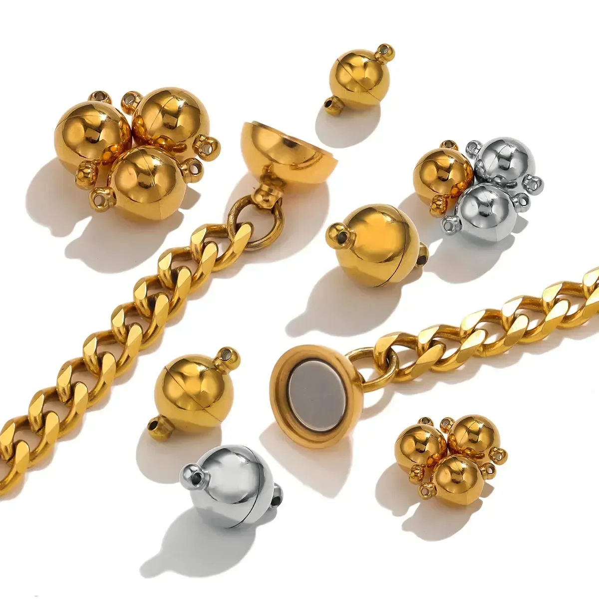 2pcs-Stainless-Steel-Rounded-Strong-Magnetic-Clasps-for-Leather ...