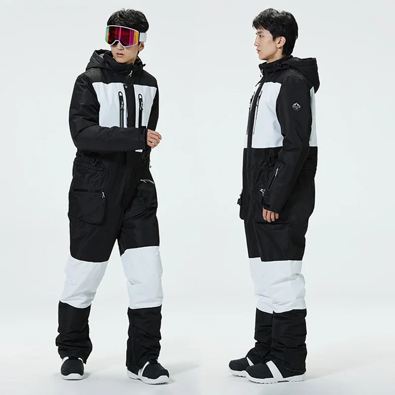 Snowboard-Wear-2025-Waterproof-Hooded-Ski-Suit-Adult-Snow-Jumpsuit ...