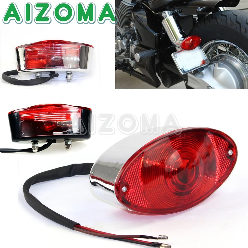Motorcycle License Plate Light | Brake Light Motorcycle Harley - Chrome ...