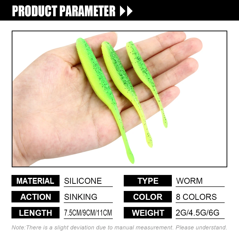 Stick Worm Softbait Lure - Easy Fishing Tackle