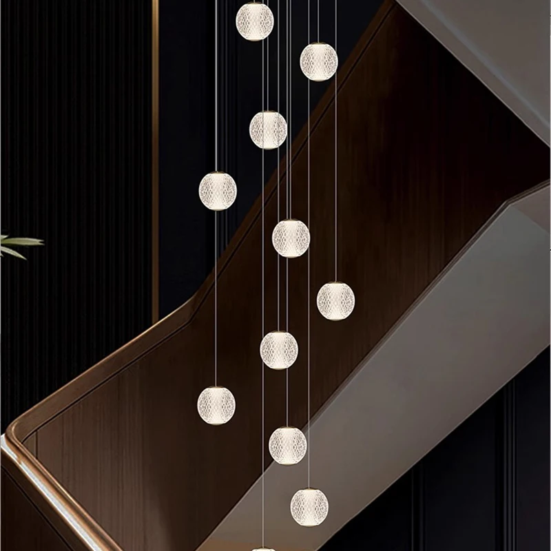 Modern Stair chandelier Pendant lights indoor lighting Ceiling lamp ...