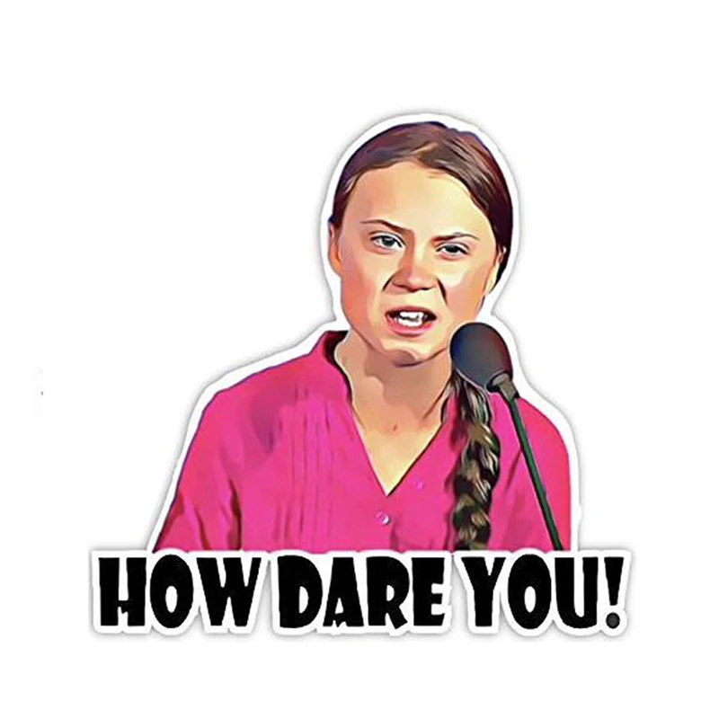 How Dare You? The Real Story Behind the Greta Thunberg Meme Sticker ...