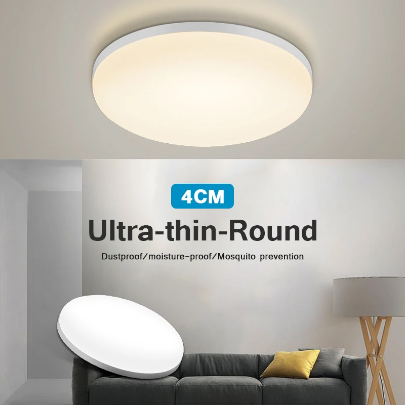 Modern Led Light Round Ceiling Lamp Living Room Ceiling Chandelier For ...