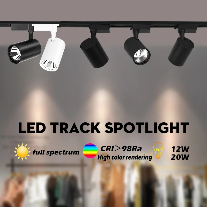 LED-Spotlight-Tracking-Downlight-spot-led-20W-Led-Ceiling-Lights-Rail ...