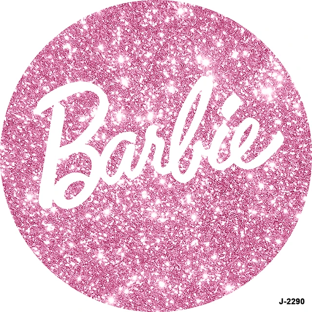 Sparkly Barbie Logo Wallpaper
