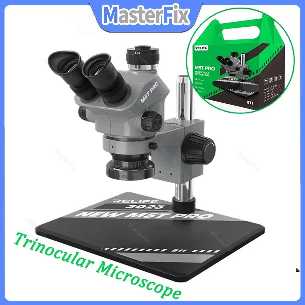 RELIFE-microscopio-Trinocular-de-RL-M5T-dispositivo-con-Zoom-continuo ...