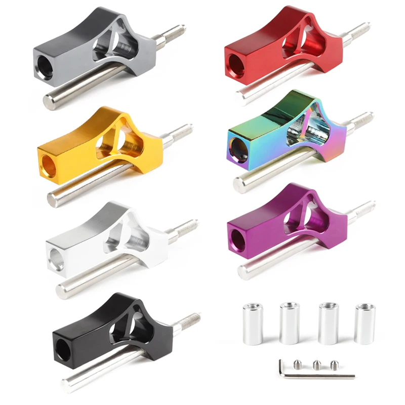 Universal-Aluminum-Car-Gear-Shift-Knob-Extender-Rod-Adjustable-Shifter ...
