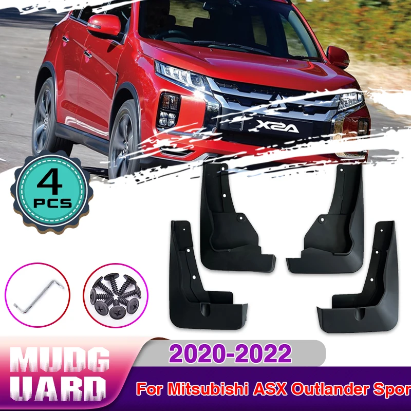 Mudguards-For-Mitsubishi-ASX-Outlander-Sport-2020-2022-Front-Rear-Mud ...