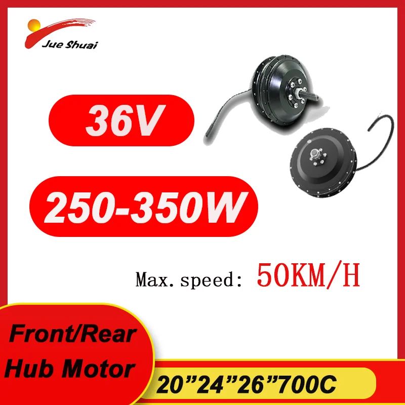 36V-250W-350W-500W-Electric-Bike-Hub-Motor-Front-Rear-Brushless-Gear ...