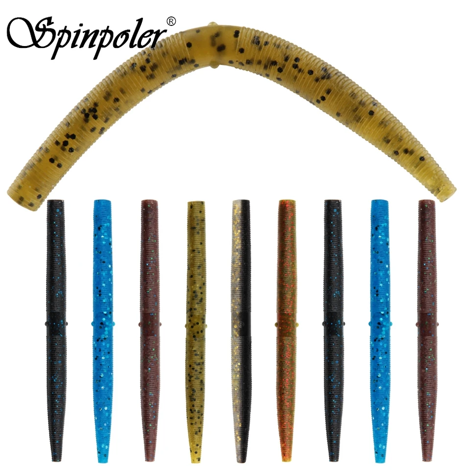 Carolina Rig Worm Fishing Texas Rig Worm Drop Shot Plastic Worm Rig ...