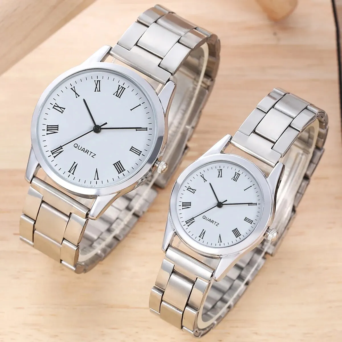 2Pcs-set-Couple-Minimalist-Alloy-Strap-Quartz-Watch-As-A-Gift-For-Their ...