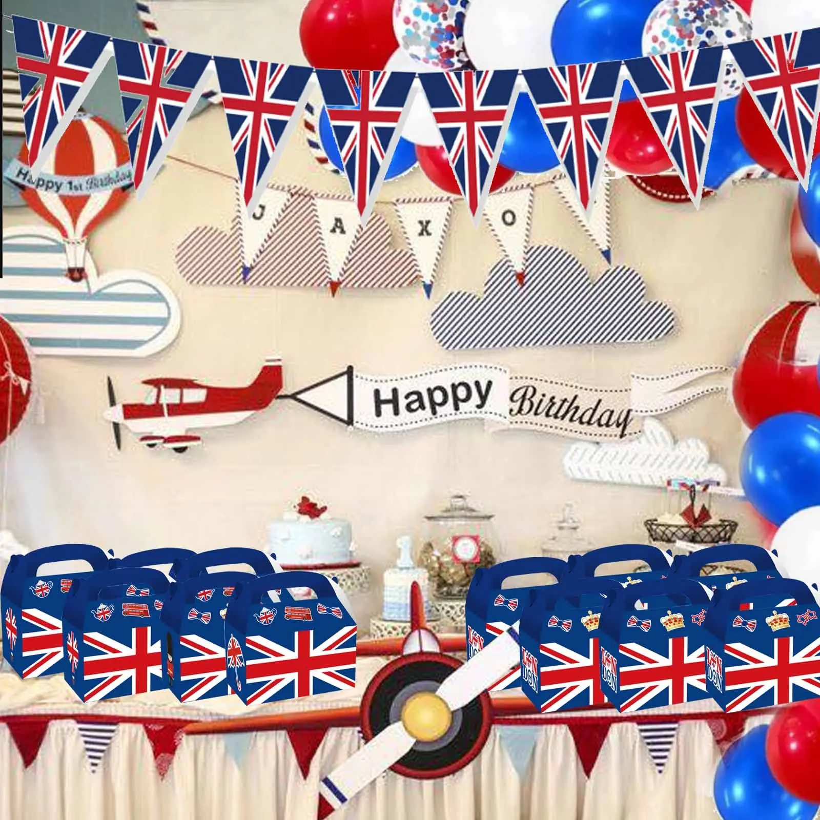 British Themed Party Decorations