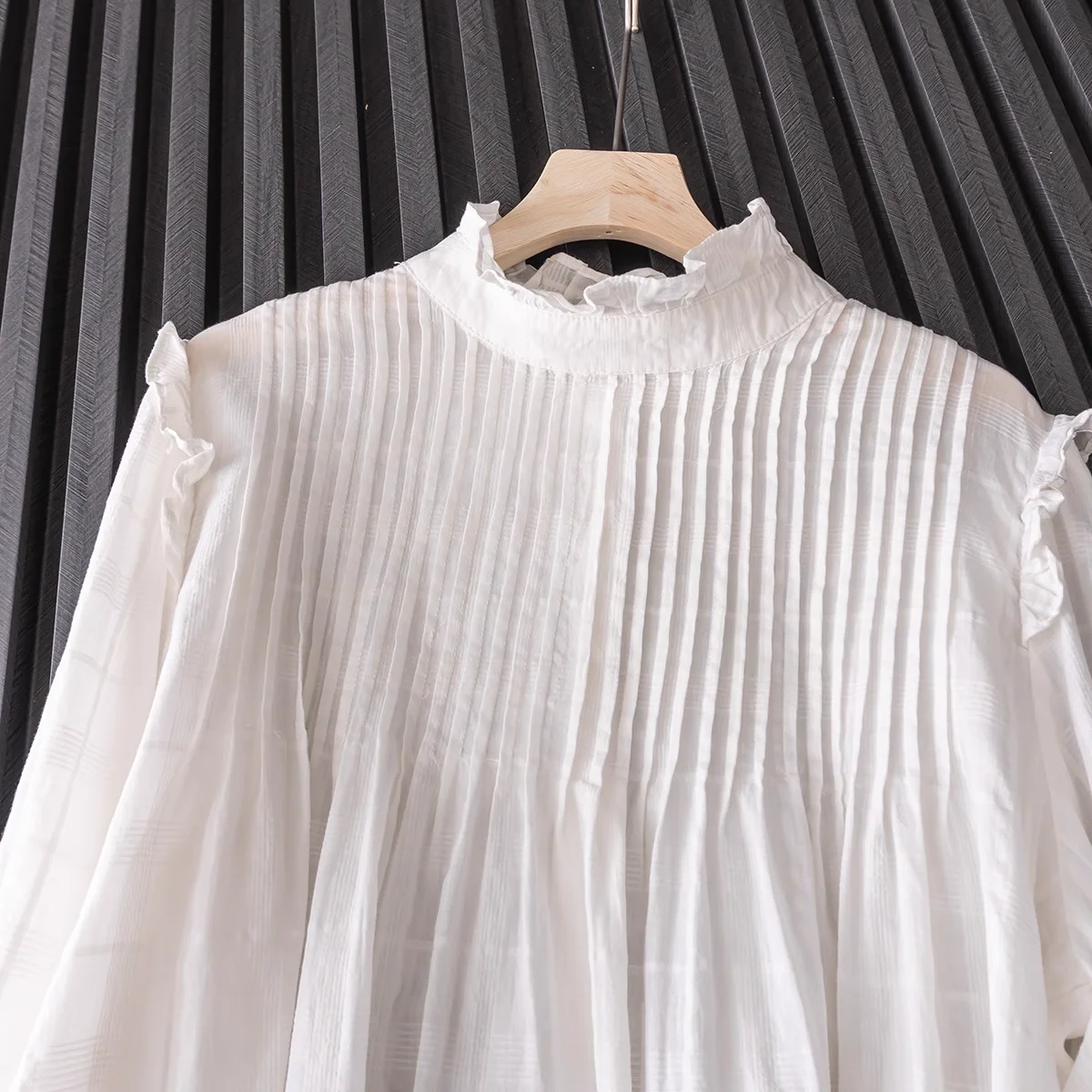 Back-Split-White-Shirt-Women-Korean-Fashion-Long-Sleeve-Shirts-100 ...