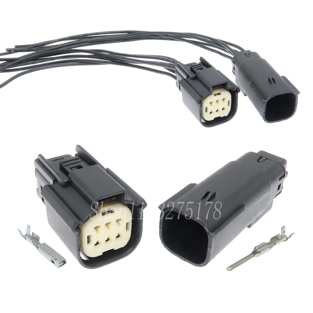 1-Set-6-Pin-33472-0601-33482-0601-Car-Headlight-Plug-Auto-Waterproof ...
