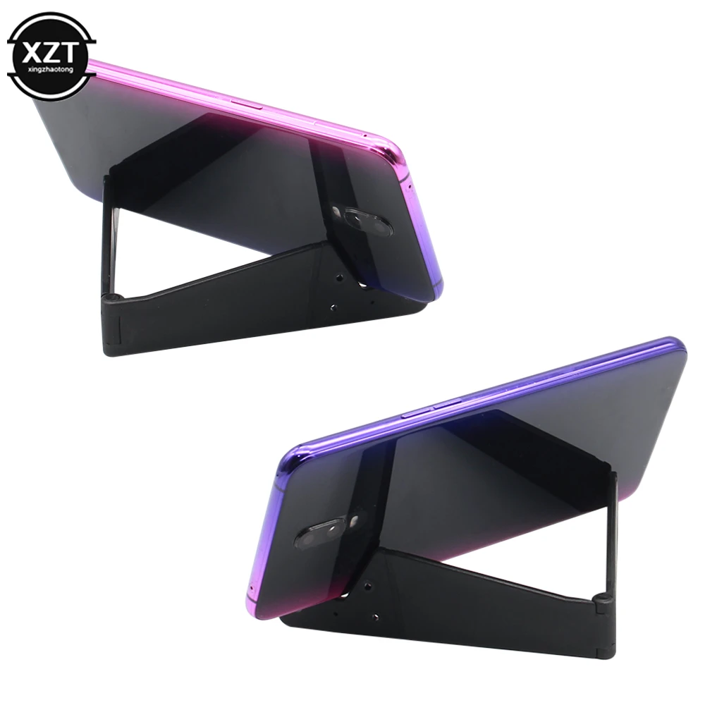 Universal V shaped Mobile Phone Stand Flat Stand Desktop Folding Mobile ...