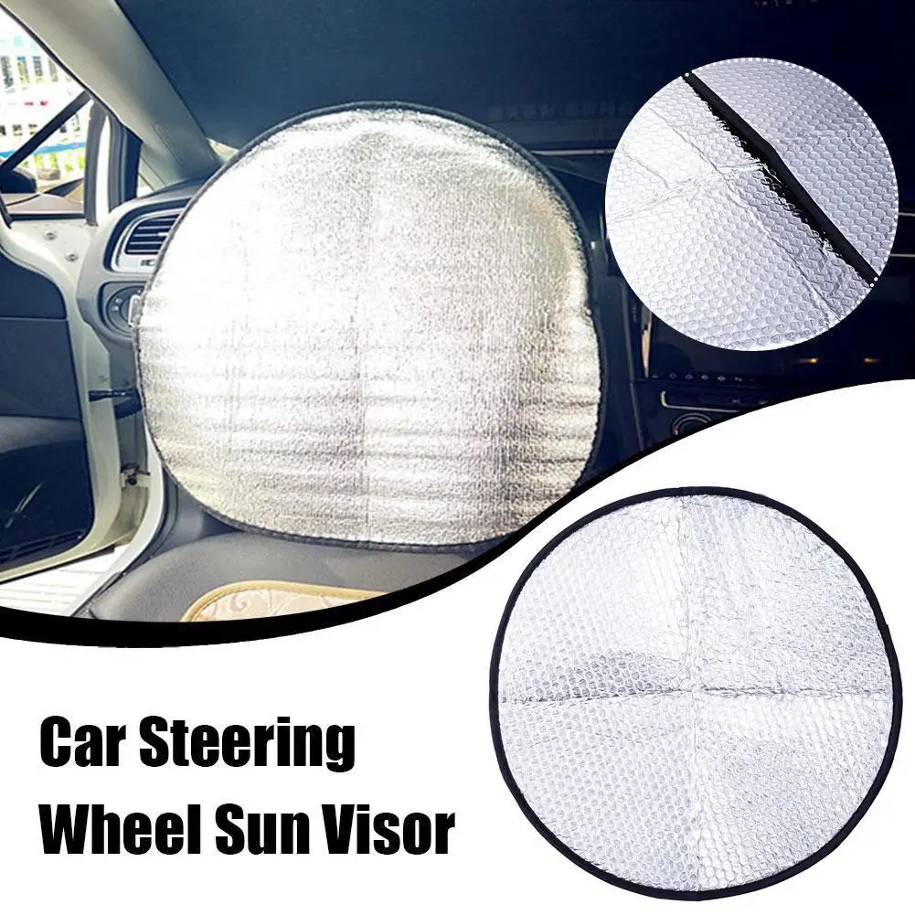 2023-Car-Steering-Wheel-Sun-Visor-Heat-Insulation-Aluminum-Accessories ...