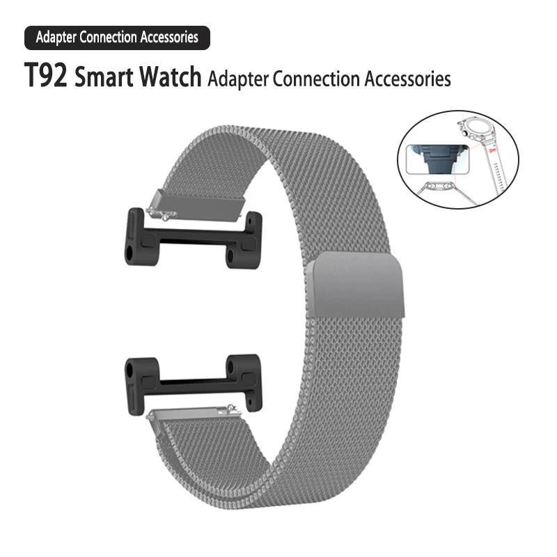 Watch Adapter For T92 Smart Watch Watch Band 22mm Connector Watch Band ...