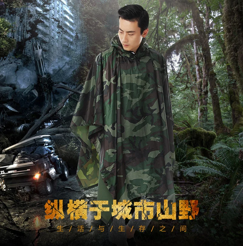 Adult-PVC-Coated-Polyester-Camouflage-cloak-outdoor-multifunctional ...