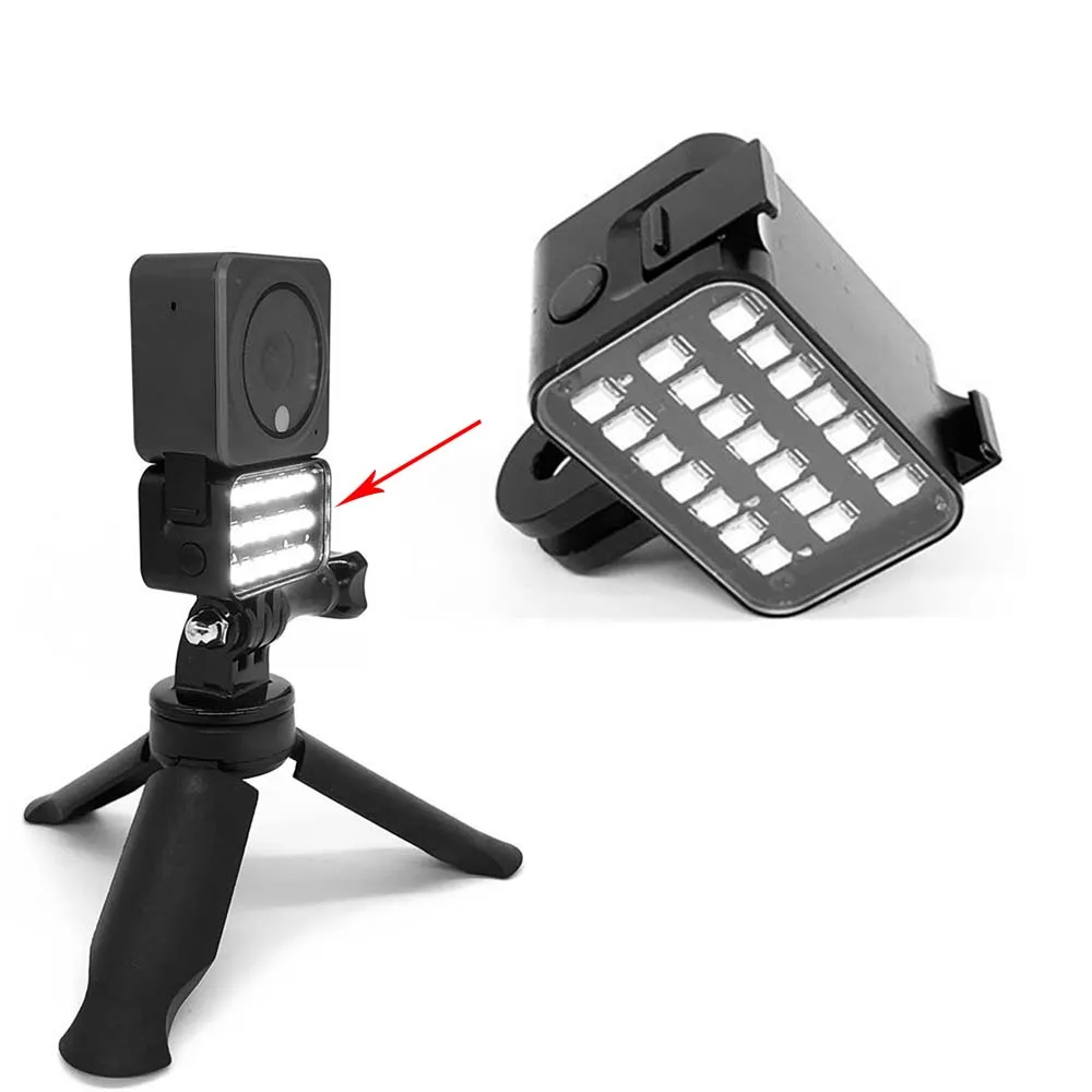 Camera-Light-For-DJI-Action-3-Magnetic-LED-Fill-Light-Stepless-Dimming ...