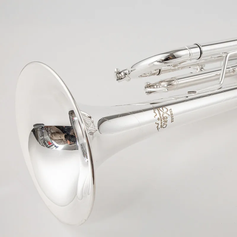 Made in Japan quality 9335 Bb Trumpet B Flat Brass Silver Plated ...