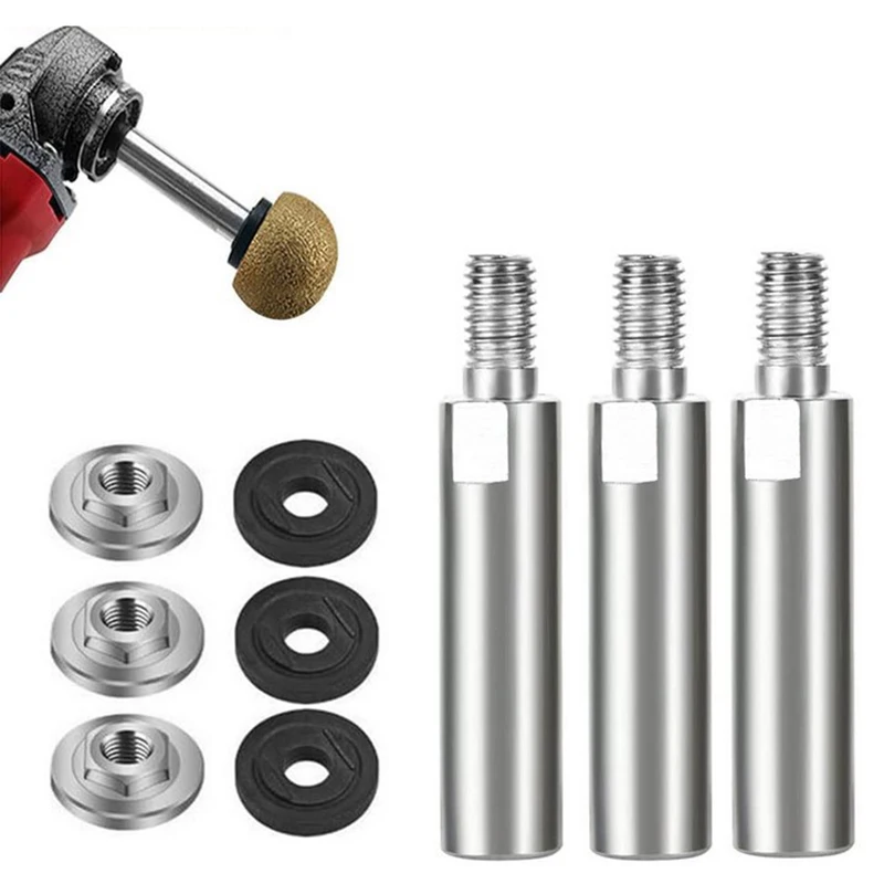 Angle Grinder Bit Extension Shaft 65/80/95mm M10 Durable Connecting Rod ...
