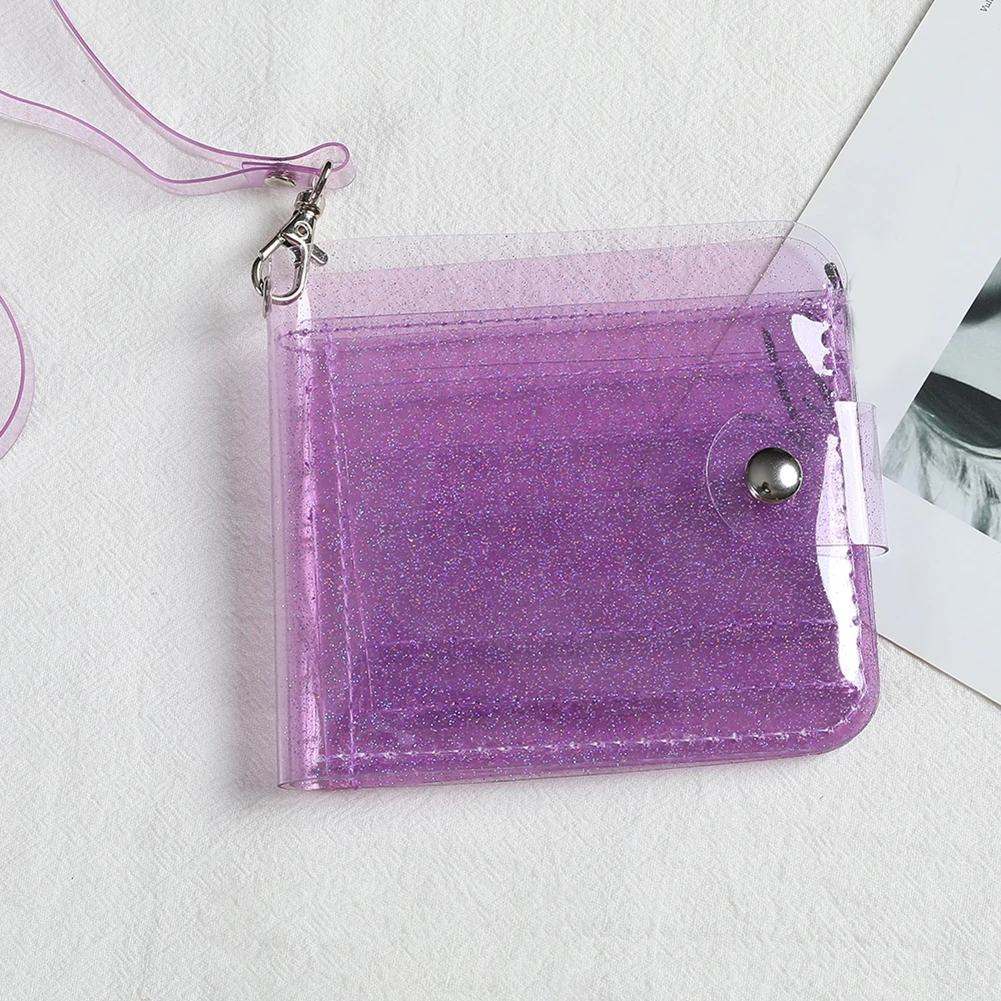 Transparent-Fashion-Coin-Purse-Women-PVC-Clear-Short-Purse-Glitter ...