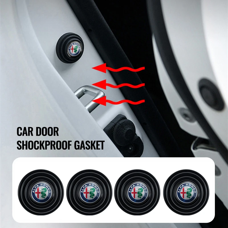 Car-Door-Shockproof-Gasket-Silicone-Buffer-Pad-Stickers-For-Alfa-Romeo ...