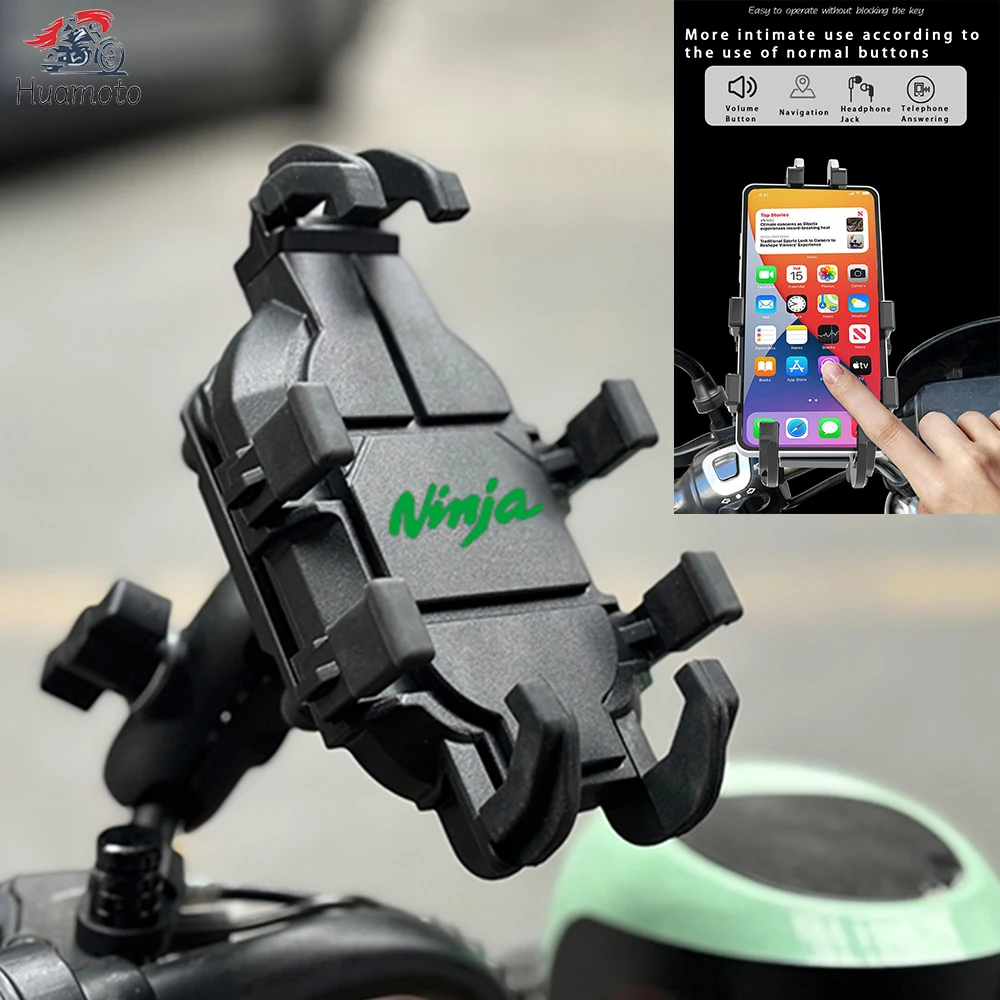 Mobile-Phone-Holder-For-KAWASAKI-Ninja-400-650-300-250-250R-Accessories ...