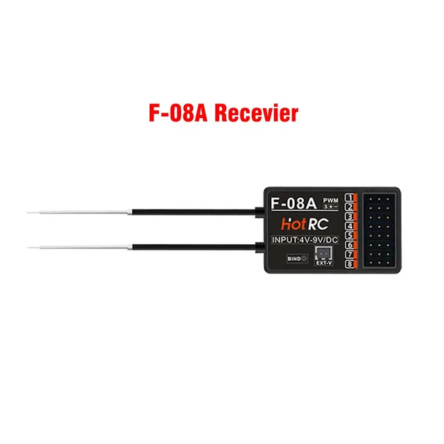 Hotrc Hot Rc Ht 8a Remote Control 24g 8ch 45 9v Pwm Fhss Transmitter With F 08a Receiver For