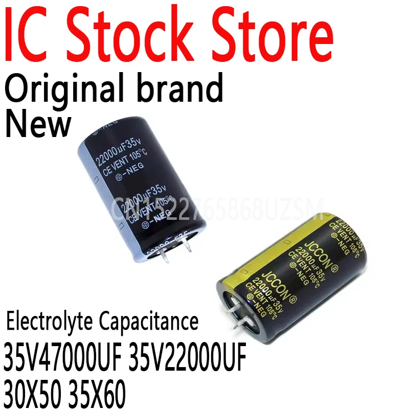 1PCS 2PCS 5PCS 10PCS 20PCS 35V 22000UF 47000UF Radial Leads Oxygen ...