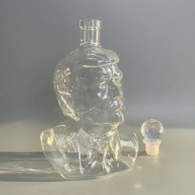 Trump-Head-Shaped-Design-Whiskey-Decanter-for-Liquor-Scotch-Bourbon-Bar ...