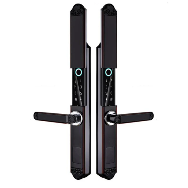 Cerradura inteligente de puerta de aluminio para exteriores, chapa ...