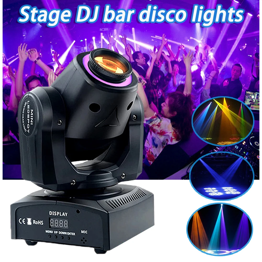 Foco-Led-de-cabeza-m-vil-l-mpara-giratoria-de-60W-80W-para-Dj ...