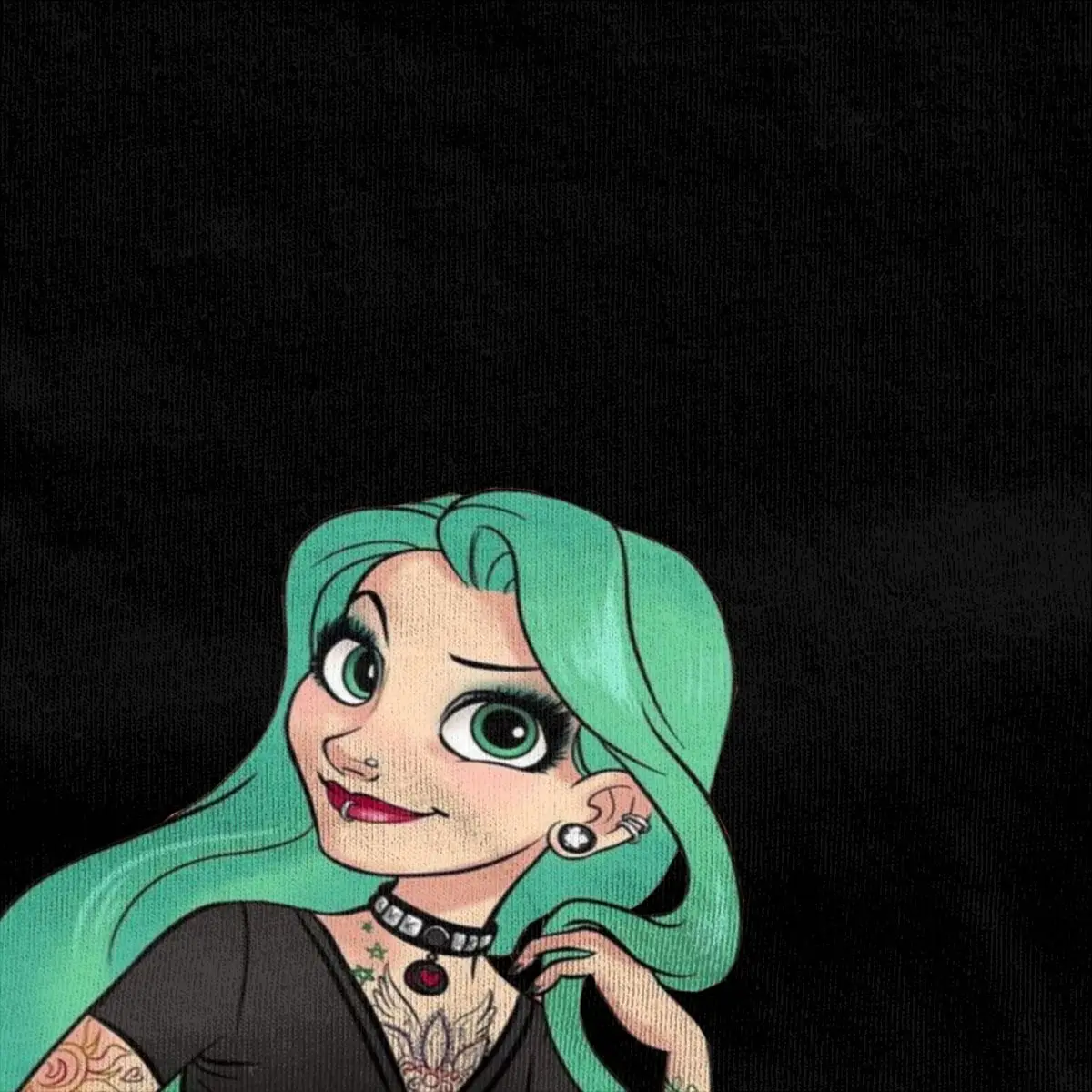 Punk Disney Princesses Rapunzel Drawing