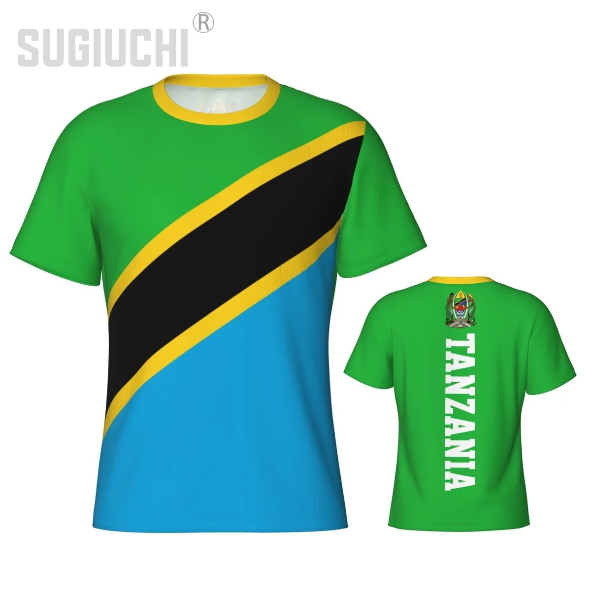 Tight-Sports-T-shirt-Tanzania-Flag-Tanzanian-3D-For-Men-Women-Tees ...