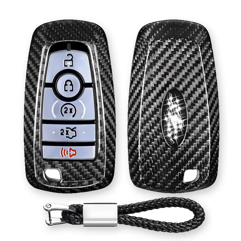 Car-Key-Case-Keychain-Protection-Cover-For-Ford-Bronco-Sport-F150 ...