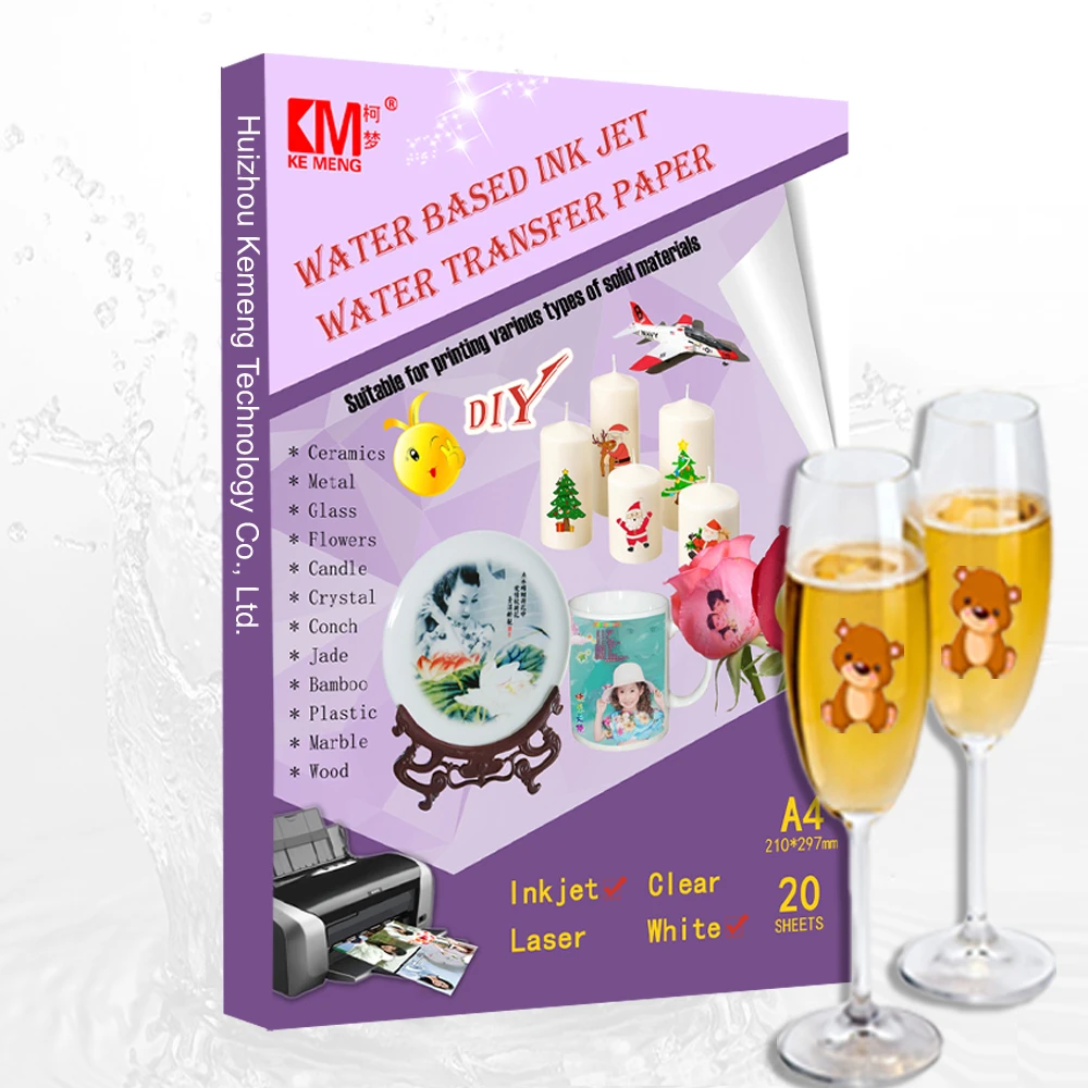 New Summer Tattoo Transfer Paper print A4 Size Inkjet Water Slide Decal ...